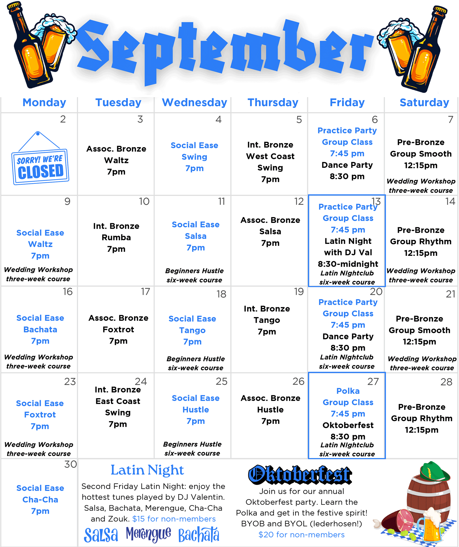 Society Hill Dance Academy Drop-In Dance Class Schedule